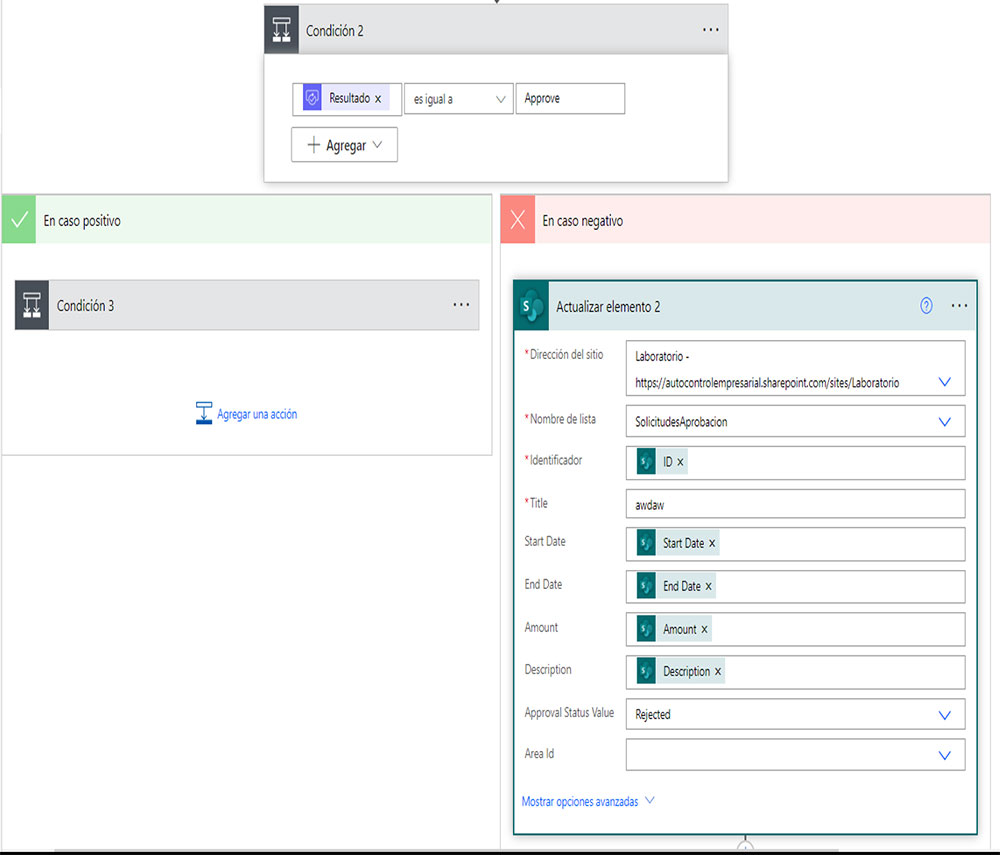 Flujos de aprobación en Power Automate