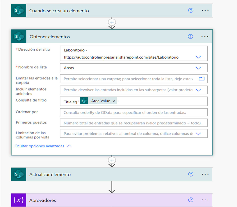 Flujos de aprobación en Power Automate