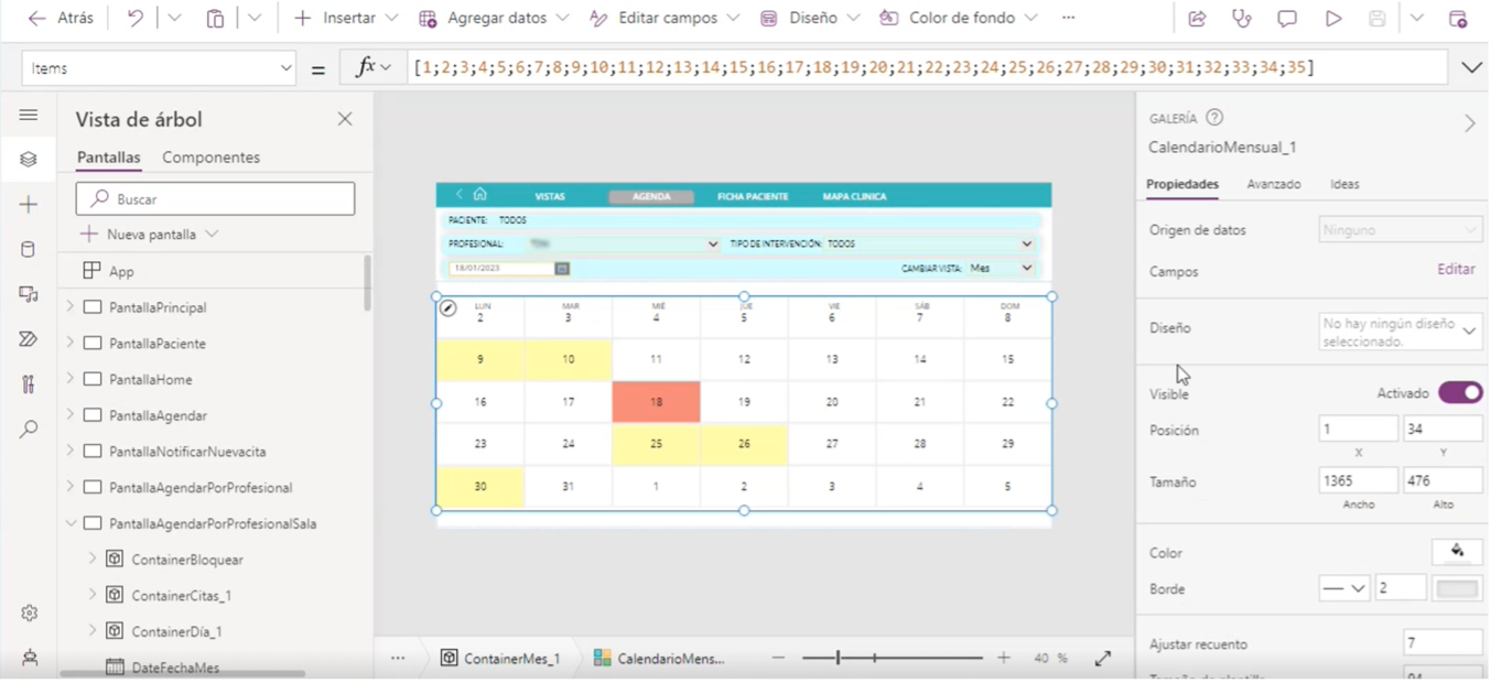 Las galerías en Microsoft Power Apps